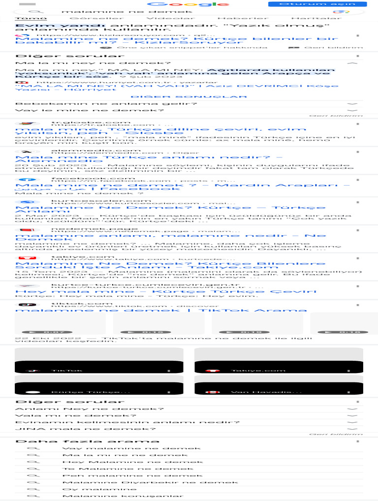 Malamıne Ne Demek - Google'Da Ara | PDF