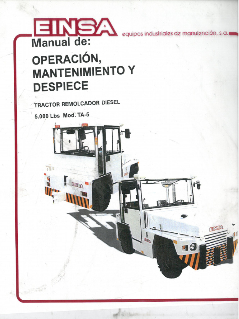 Manual Tractor Einsa-Serpista TA-05 | PDF