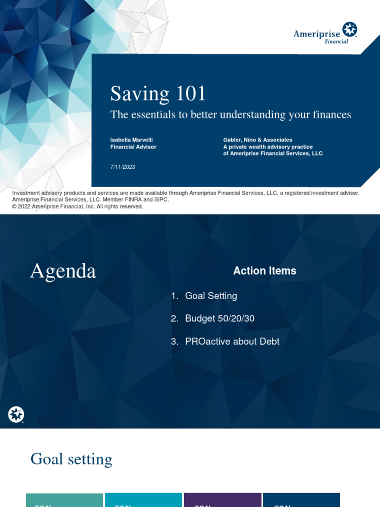 Saving 101 | PDF | Investing | Debt