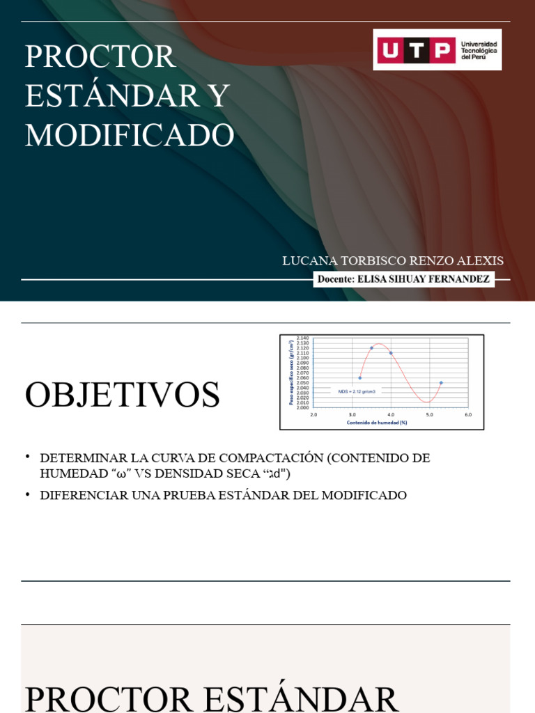 Proctor Estándar y Modificado | PDF