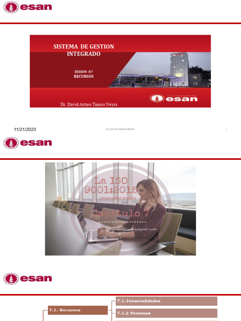 Sesion N°7 | PDF | Calidad (comercial) | Gestión de la calidad