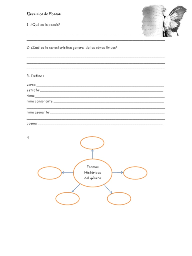 Ejercicios de Poesia | PDF | Rima | Teoría literaria