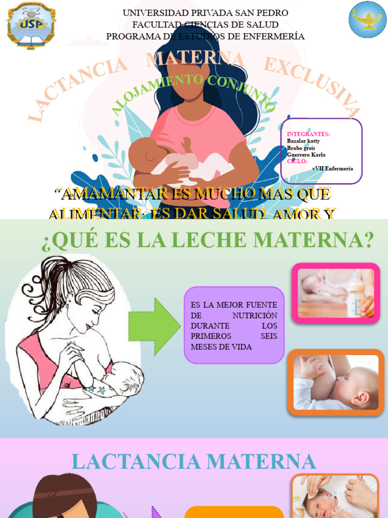 Leche Materna | PDF | Amamantamiento | La leche materna