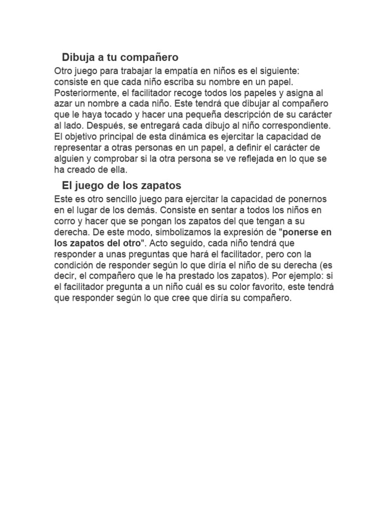 Dibuja A Tu Compañero | PDF