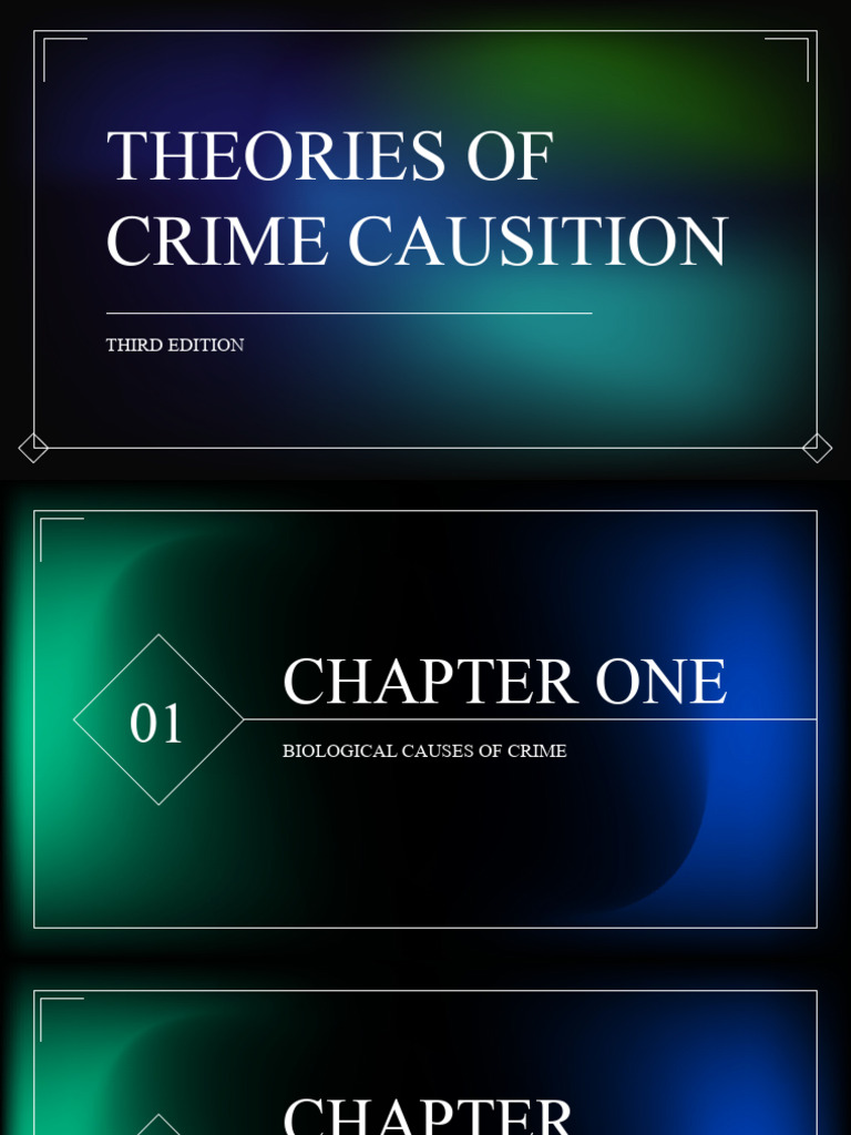 211 Theories of Crime Causation | PDF | Juvenile Delinquency | Planets