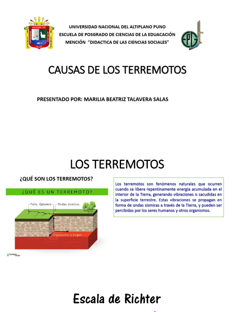 Causas de Los Terremotos | PDF