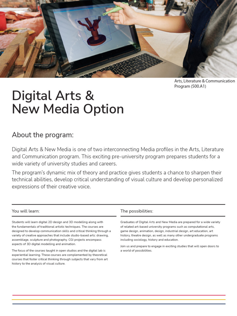 Digital Arts and New Media | PDF | The Arts | New Media