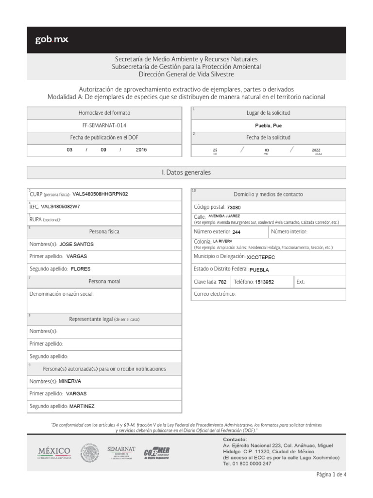 Ff Semarnat 014 Semarnat 08 023 A | PDF | Ciudad de México | México