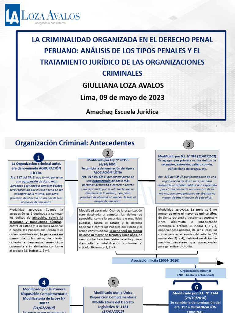 Criminalidad Organizada | PDF | Castigos | Crimen organizado