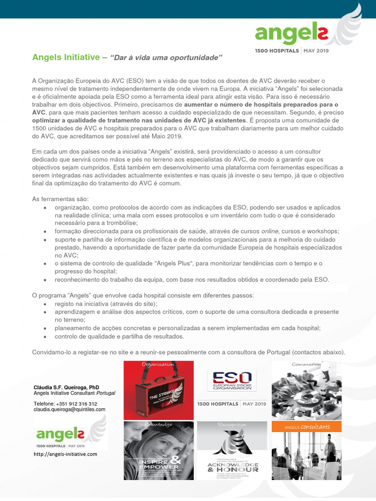 Angels Initiative Apresentacao | PDF | AVC | Hospital