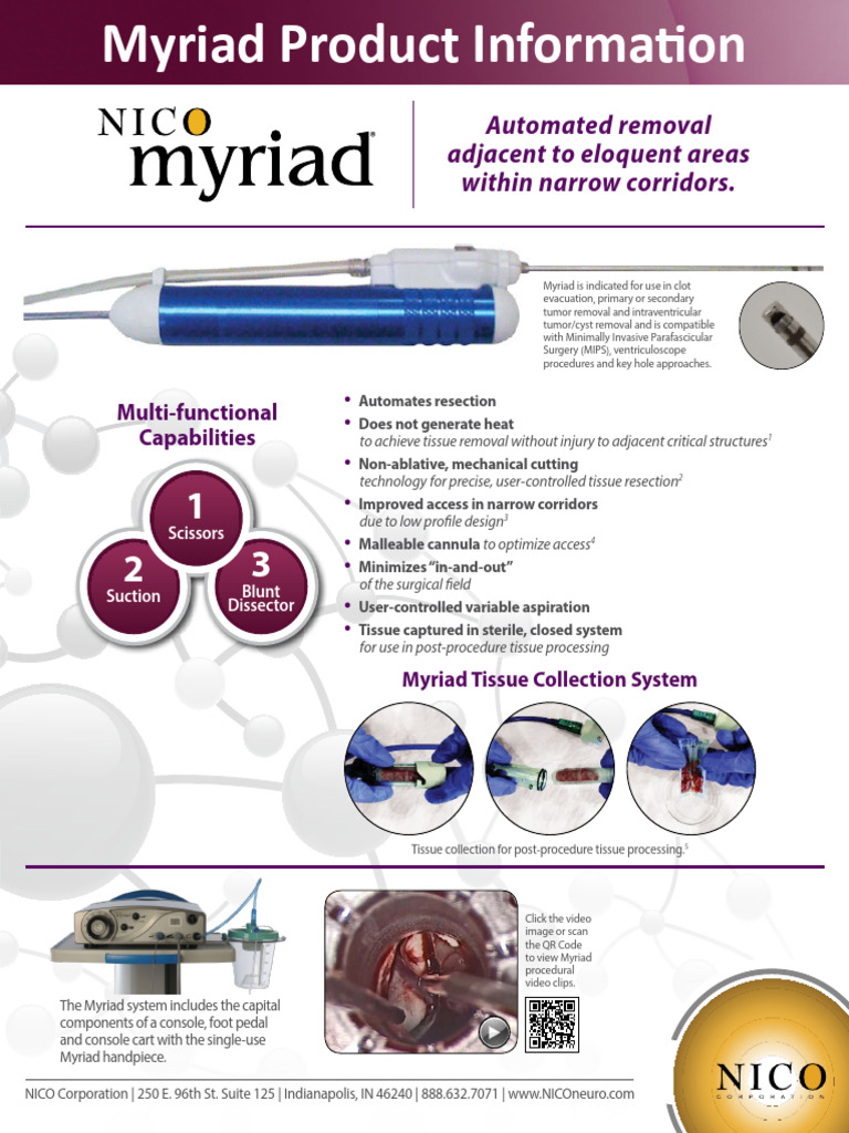 2 LIT237RevE Myriad Product Info FINAL 181002 | PDF | Neurosurgery ...