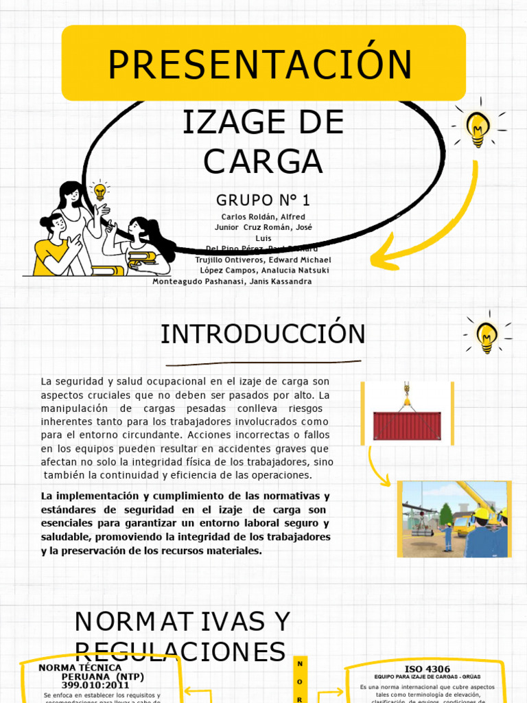 Izaje de Carga - Grupo N° 1 | PDF | Uso eficiente de energía ...