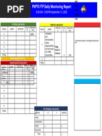 Navmc 11622 PFTCFT Performance Worksheet | PDF