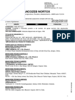 Bula do Fungicida Mancozeb 800 WP | PDF