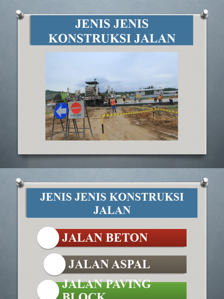 Jenis Jenis Konstruksi Jalan | PDF