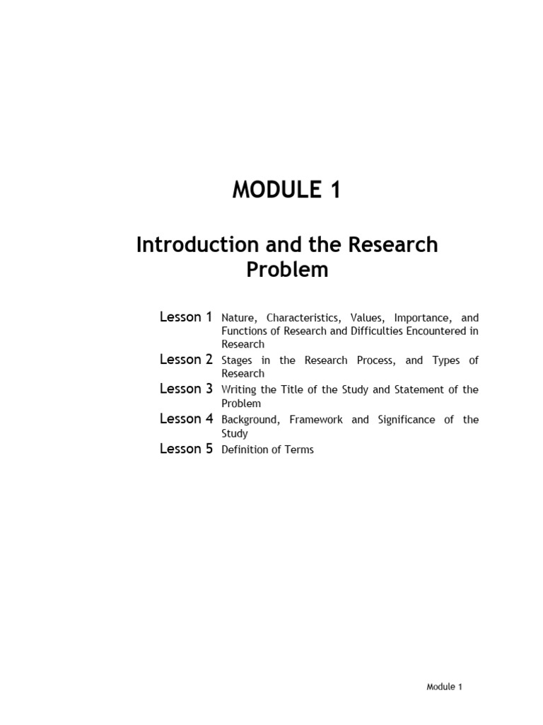 Technology Research 1 Module 1 and 2 | PDF | Methodology | Theory