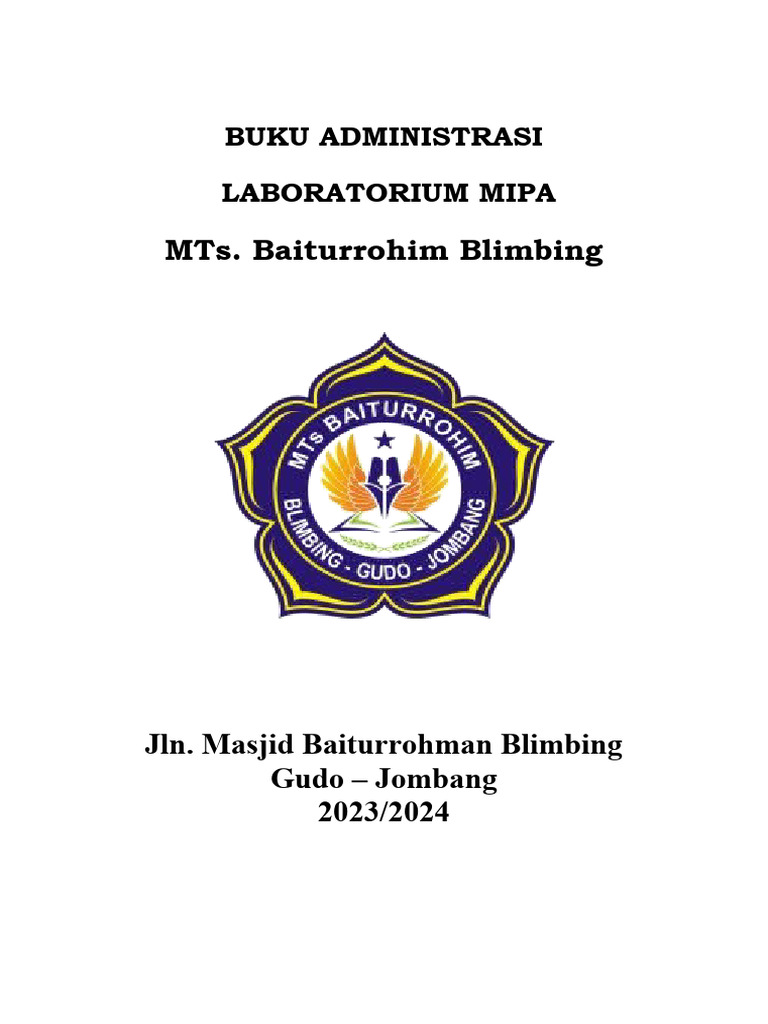 01 Administrasi Lab IPA2023-24 | PDF