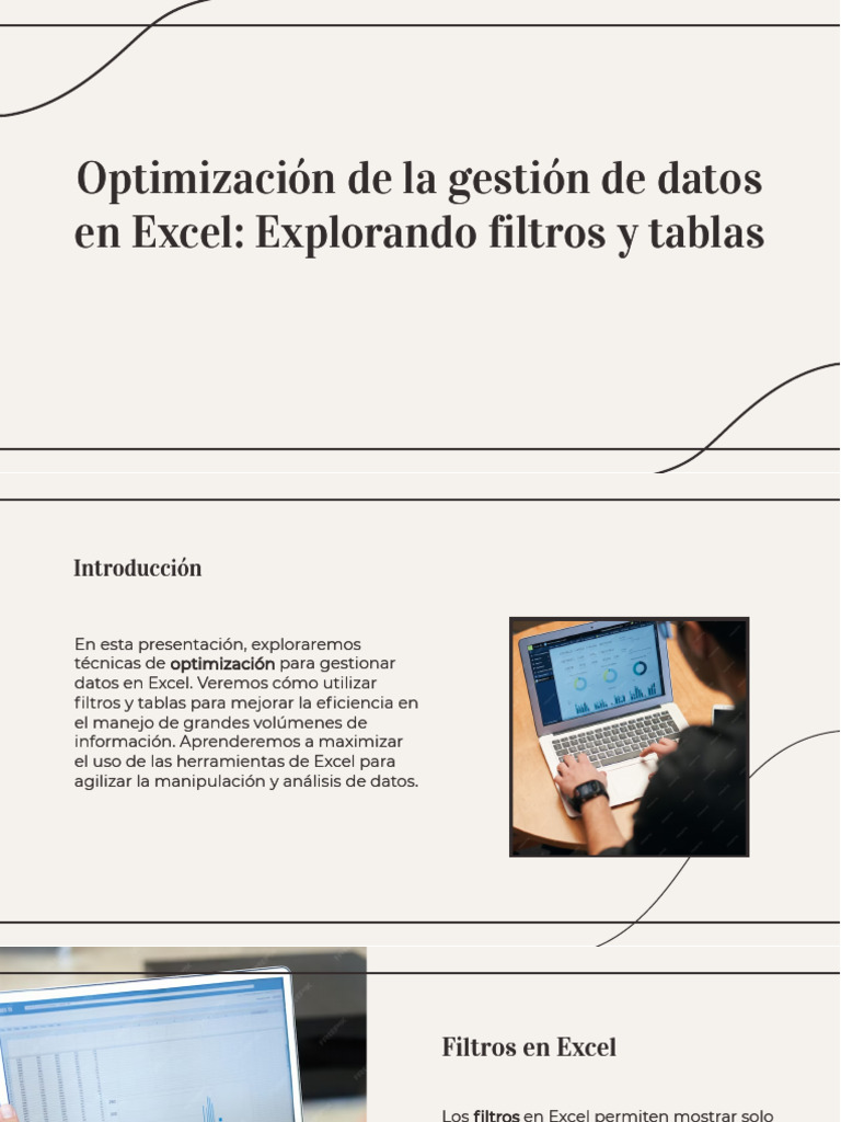 Filtros y Tablas en Excel | PDF | Microsoft Excel | Informática