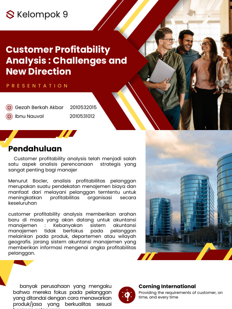 SAM Kelompok 9 - Customer Profitability Analysis Challenges and New ...