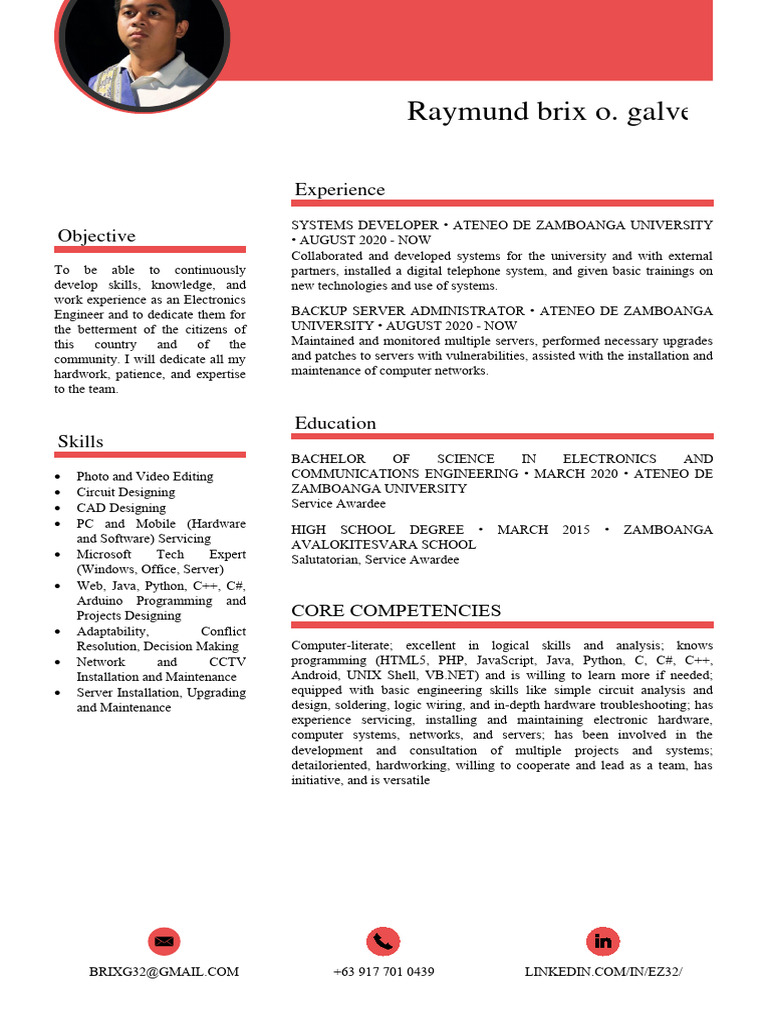 Brix CV | PDF | Computing | Information And Communications Technology