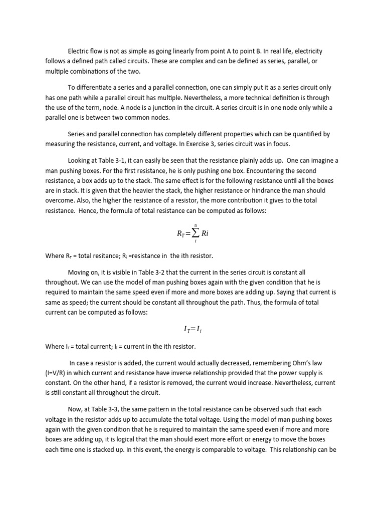 Exer 3 and 4 - Exer 3 Edited + Exer 3 Conclusion | PDF | Electrical ... Exer 3 and 4 - Exer 3 Edited + Exer 3 Conclusion | PDF | Electrical ...