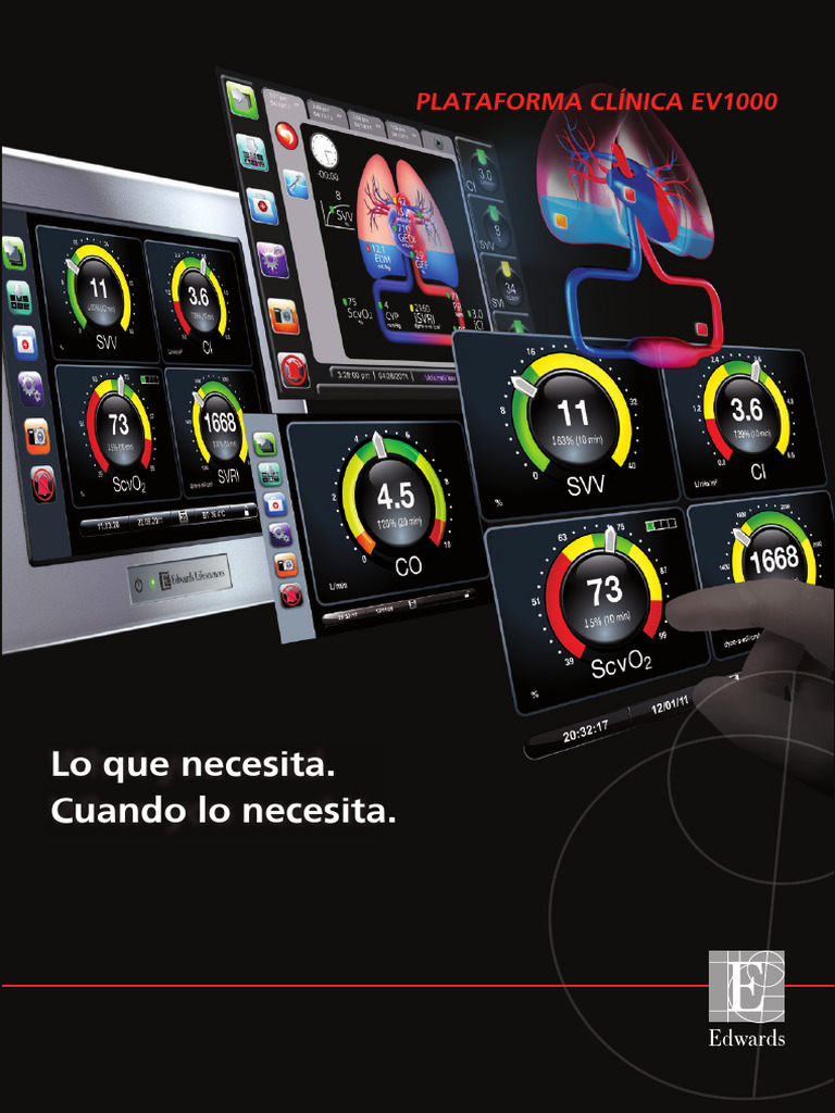 EV1000 Plataforma Brochure ESP2015 | PDF | Corazón | Sangre