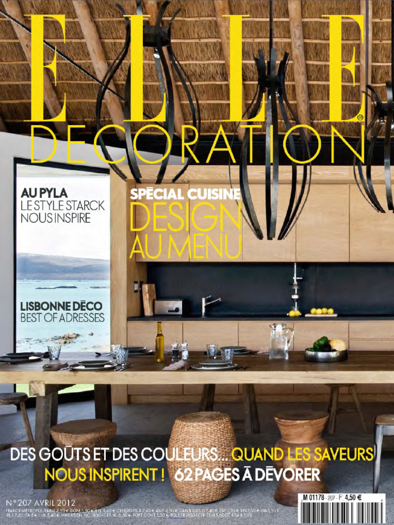 Elle Decoration France - Nº207 April 2012 | PDF