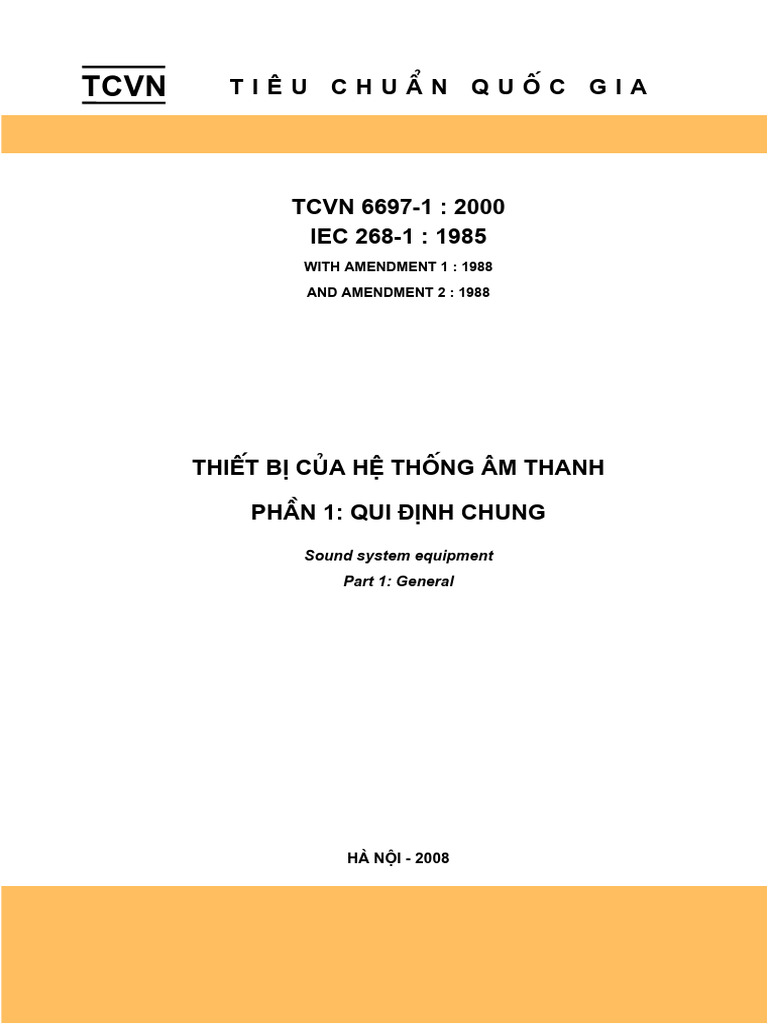TCVN 6697 1 2000 | PDF