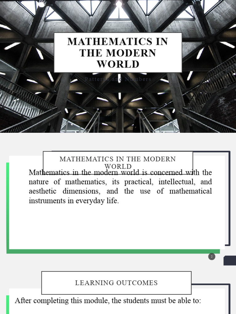 MMW Chapter 1 | PDF | Mathematics | Pattern