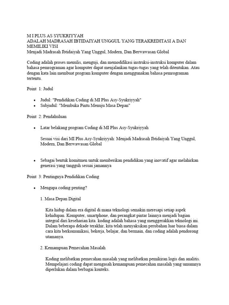 Draft Presentasi Coding | PDF | Bisnis