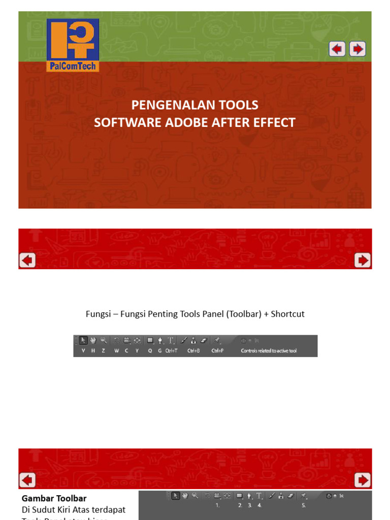 3 Pengenalan Tools Adobe After Effects | PDF