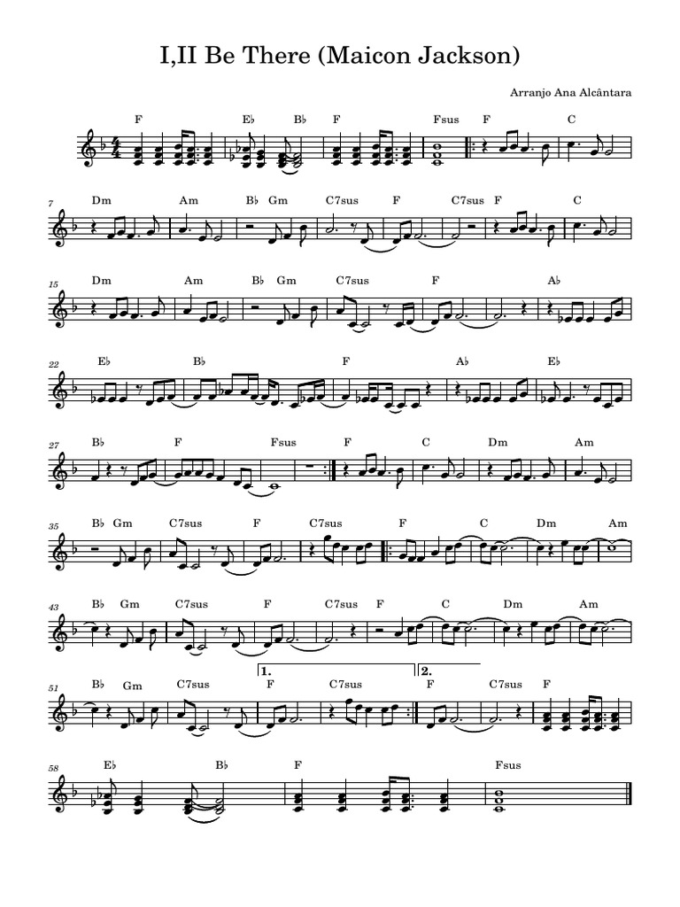 I, II Be There (Maicon Jackson) | PDF