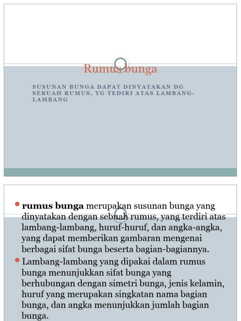 Rumus Bunga Simbol Dan Contoh Spesifik Pdf