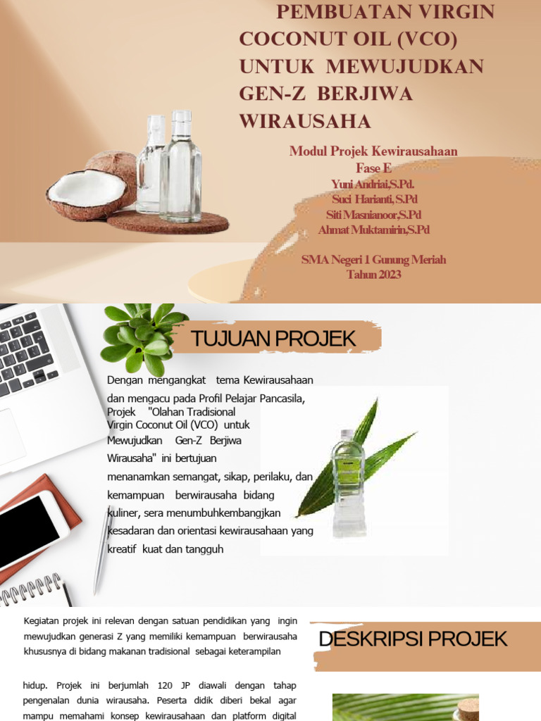 Modul Kewirausahaan VCO | PDF | Karier & Perkembangan