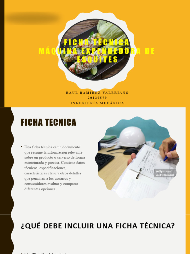 Tarea 3.3 Ficha Técnica. Raul R.V. | PDF