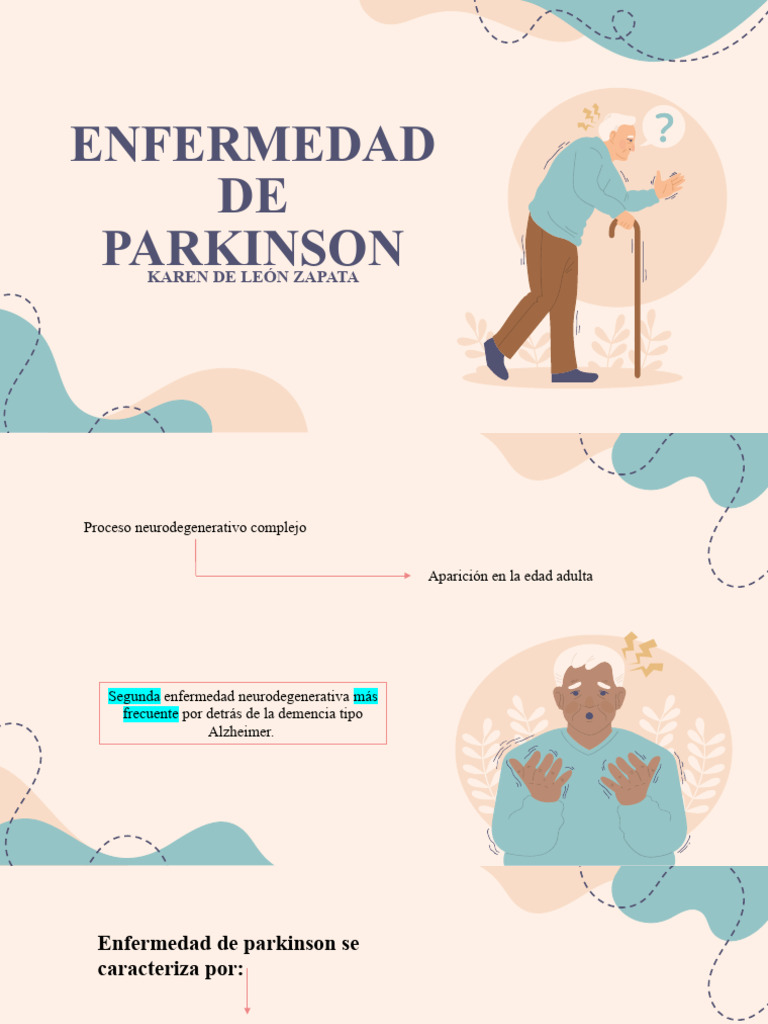 Enfermedad Parkinson Geria | PDF | Senectud | Especialidades Medicas