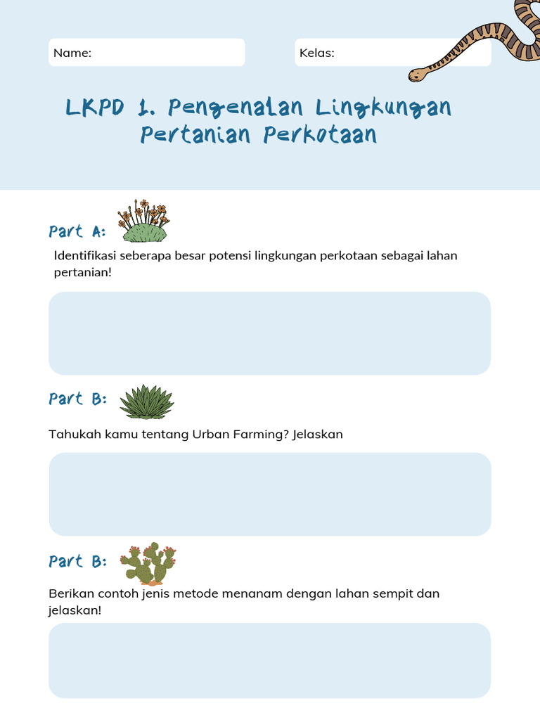 LKPD P5 Gaya Hidup Berkelanjutan Minggu Ke-1 | PDF