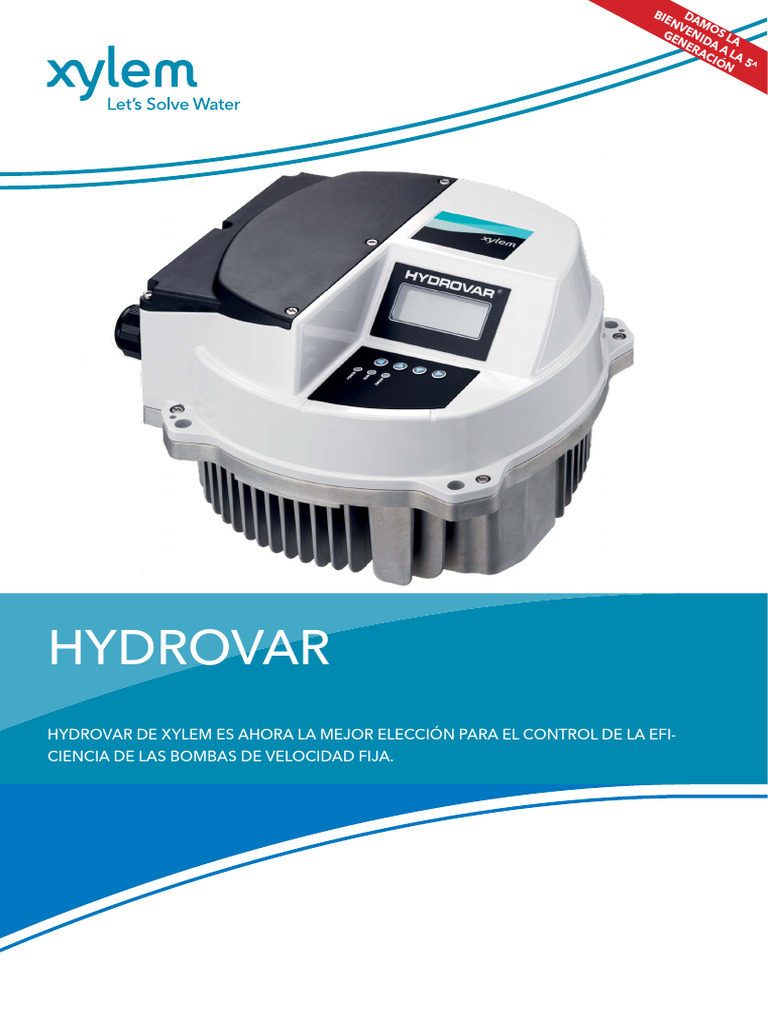Hydrovar: Control Eficiente de Bombas | PDF | Motores | Corriente eléctrica