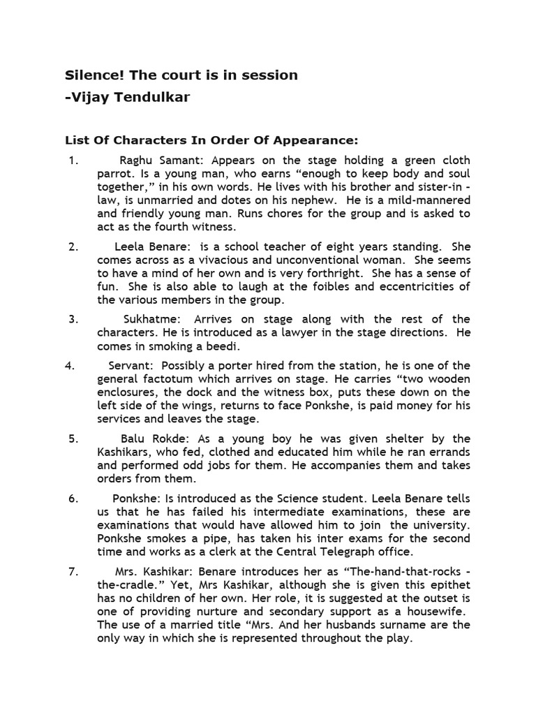 Middle-Class Mock Trial Drama | PDF | Mother