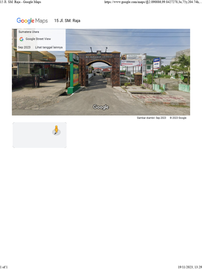 15 Jl. SM. Raja - Google Maps | PDF