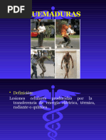 Quemaduras Faciales y Signos de Flogosis | PDF | Quemar | Inflamación