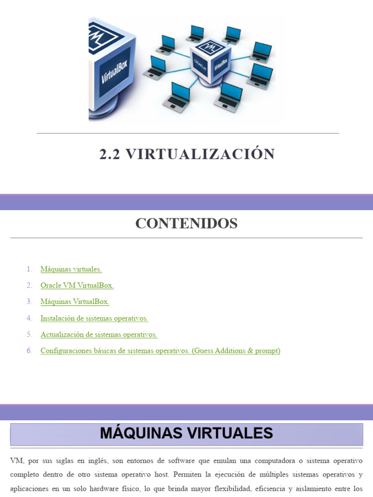 Guía de Virtualización con VirtualBox | PDF | V Mware | Distribución de ...