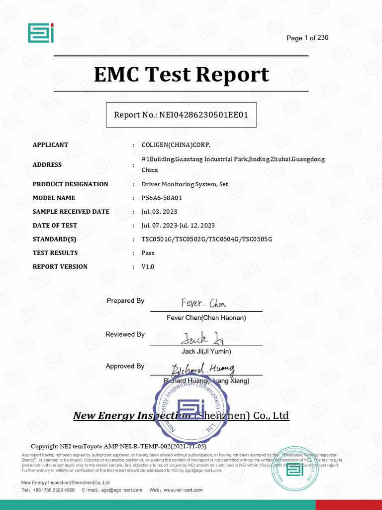 970B EMC Outsourced Test Report | PDF | Electrostatic Discharge ...