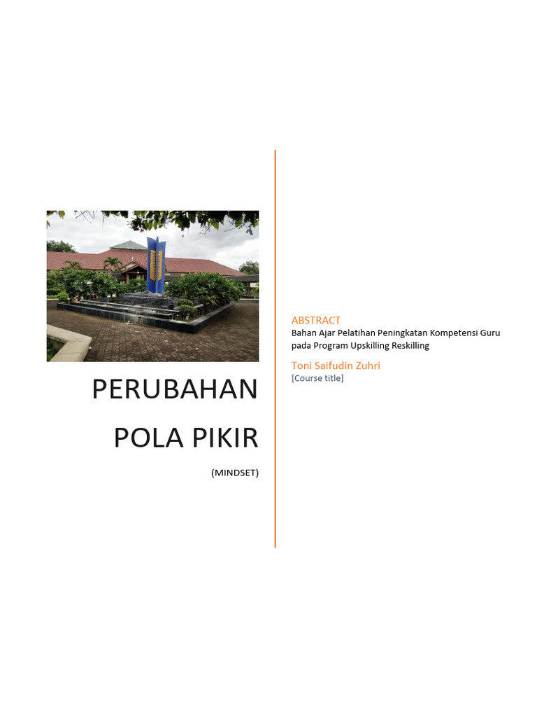 29062022 Modul Ajar Perubahan Mindset Pdf