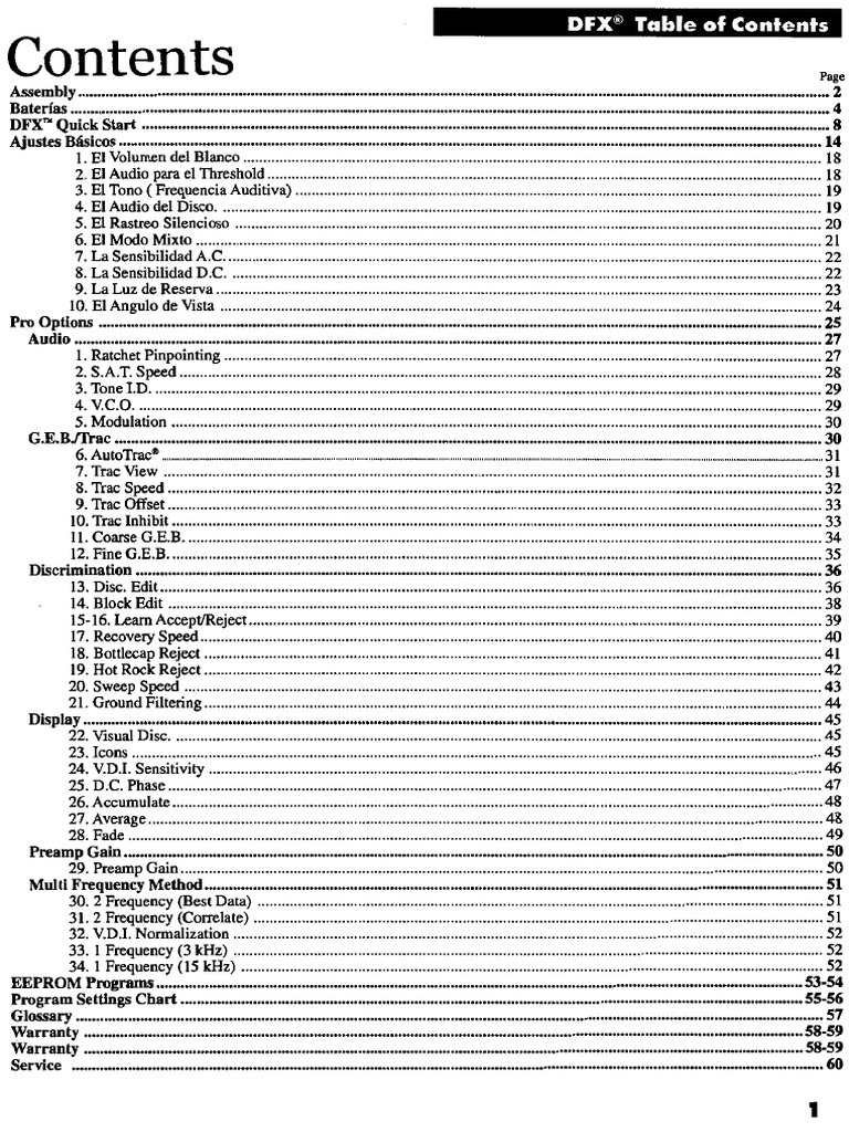 DFX Spectrum Es | PDF