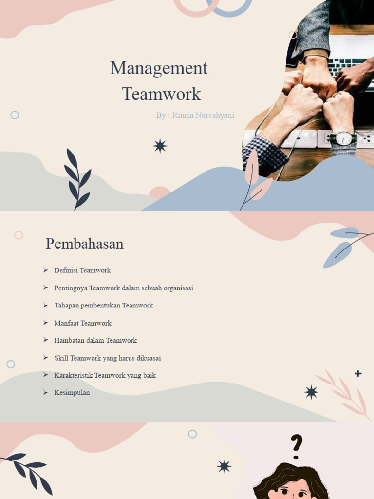 Manfaat dan Tahapan Teamwork dalam Manajemen | PDF