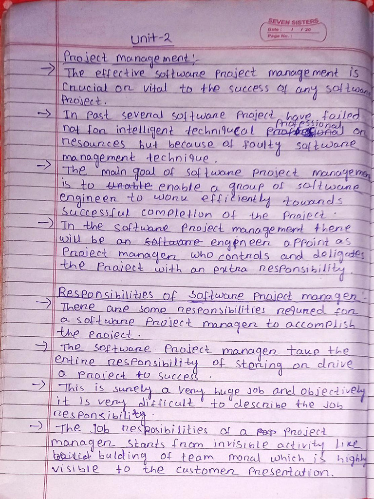 Software Engineering Unit 2 Pdf