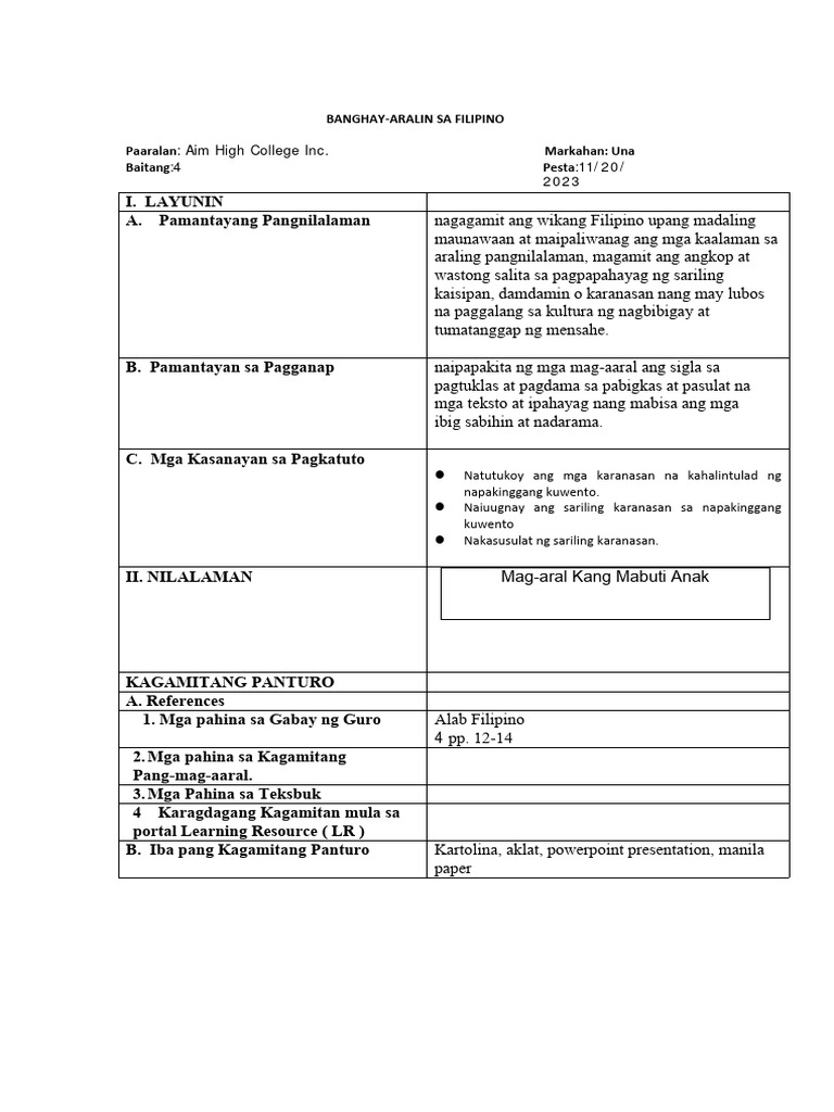 Estratehiya 01 Hula Ko Sagot Ko | PDF