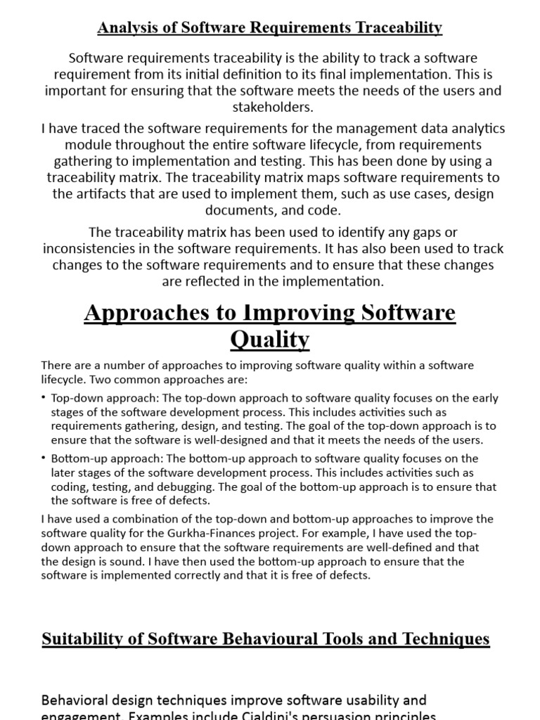 SDLC Assignment Presentation | PDF | Usability | Top Down And Bottom Up ...