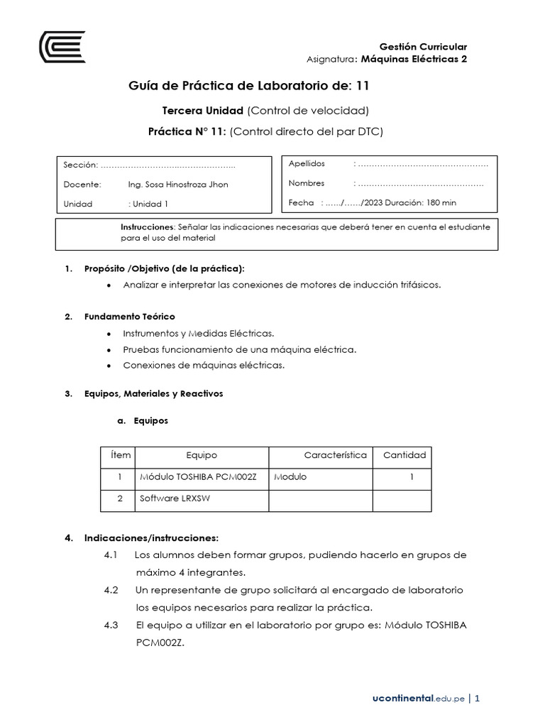 LABORATORIO-N°11-maquinas electricas 2 | PDF | Laboratorios | Informática